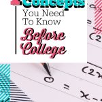 4 Math Concepts You Need To Know Before College